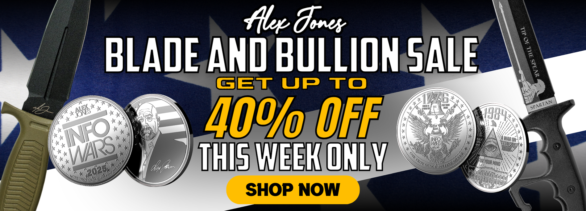The Official Alex Jones Store - Shop Patriotic T-Shirts, Hats, & More ...