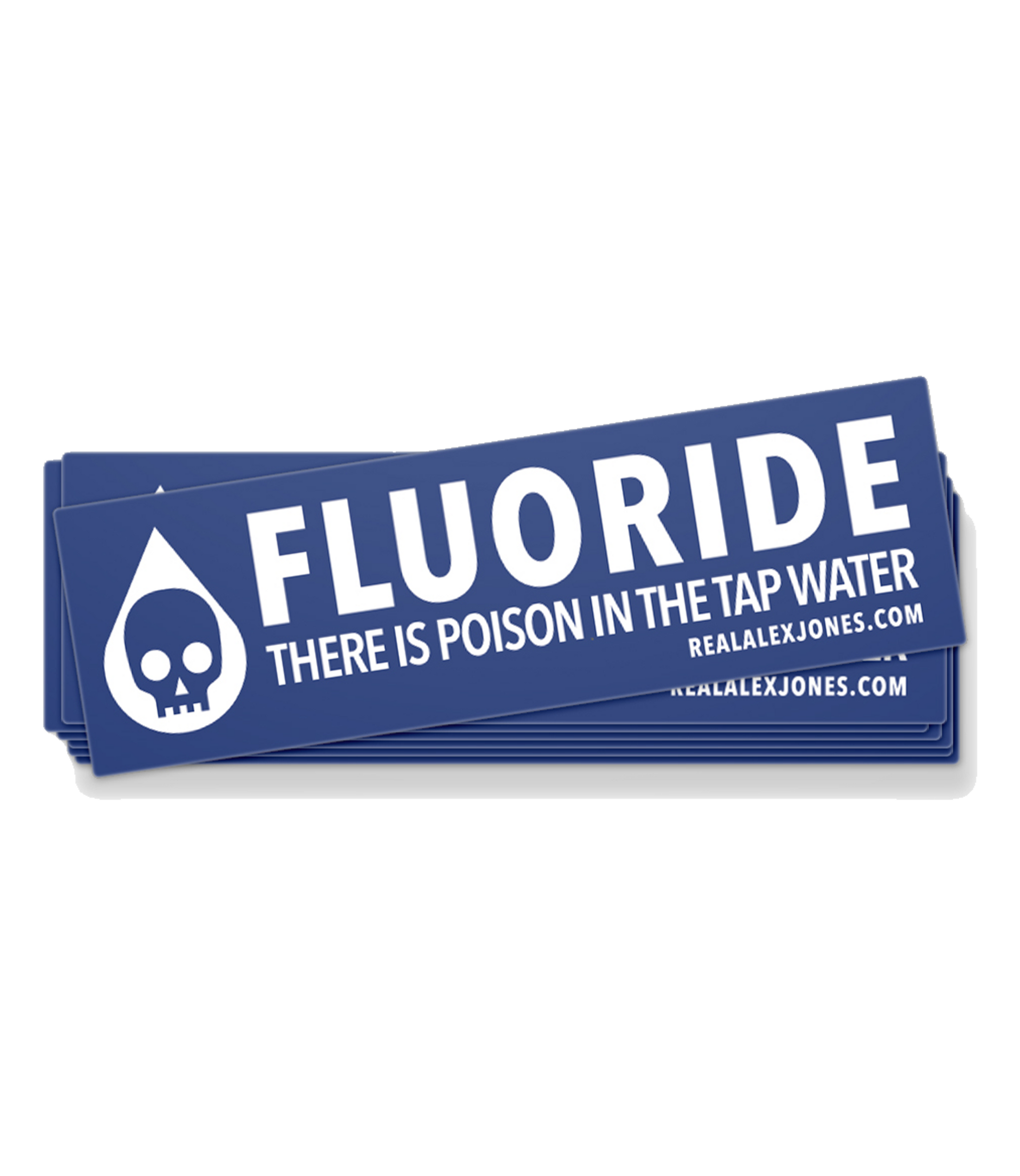 Fluoride In The Water Bumper Sticker – The AJ Store